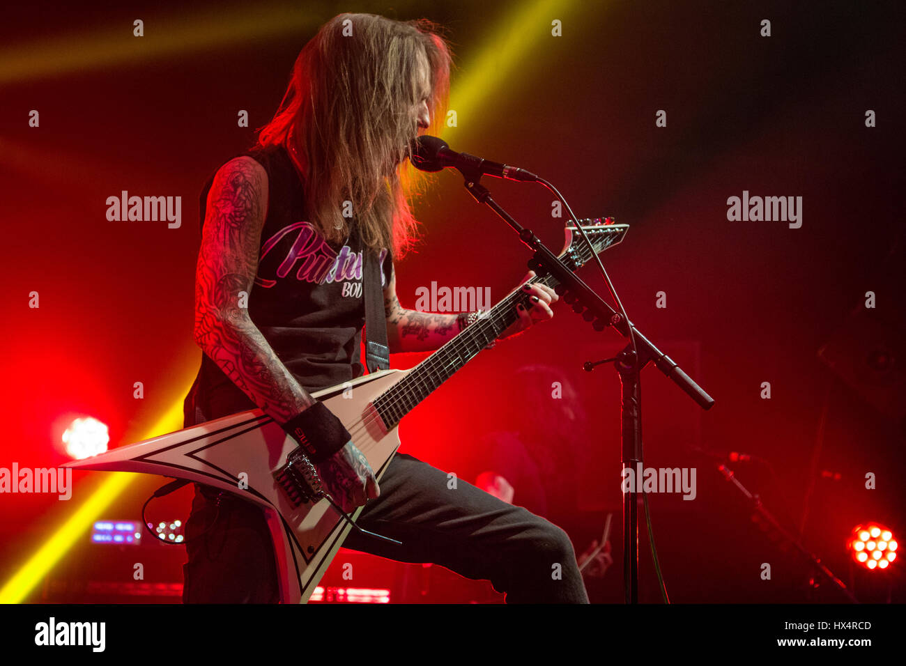 Concert of Finnish melodic death metal band “Children of Bodom“ on ...
