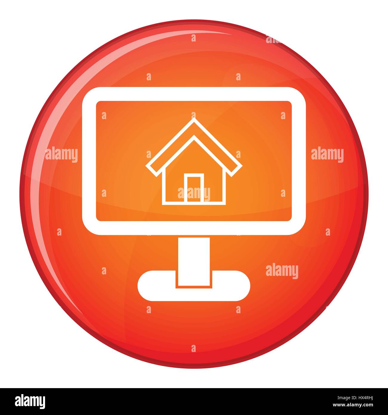 Layout of house icon, flat style Stock Vector Image & Art - Alamy