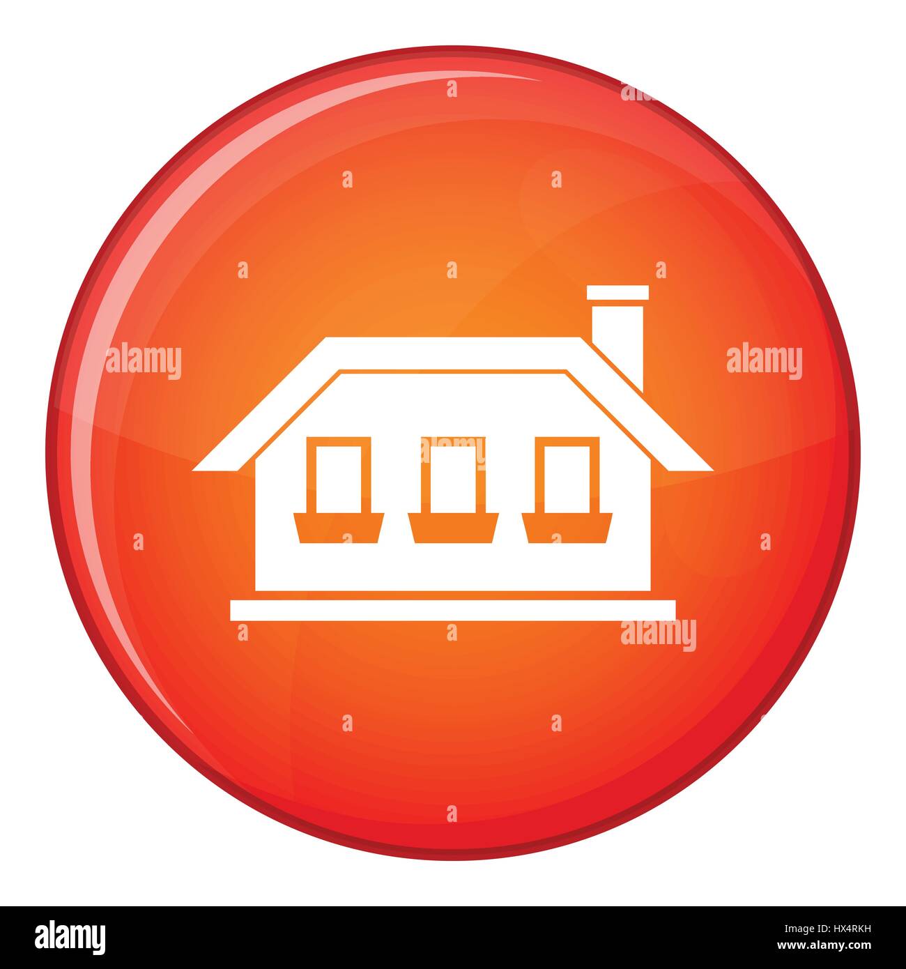 One storey home exterior Cut Out Stock Images & Pictures - Alamy