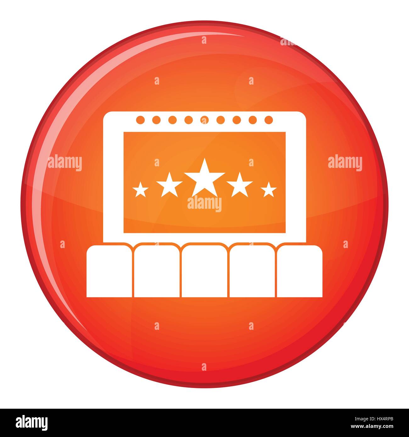 Retro cinema auditorium Cut Out Stock Images & Pictures - Alamy
