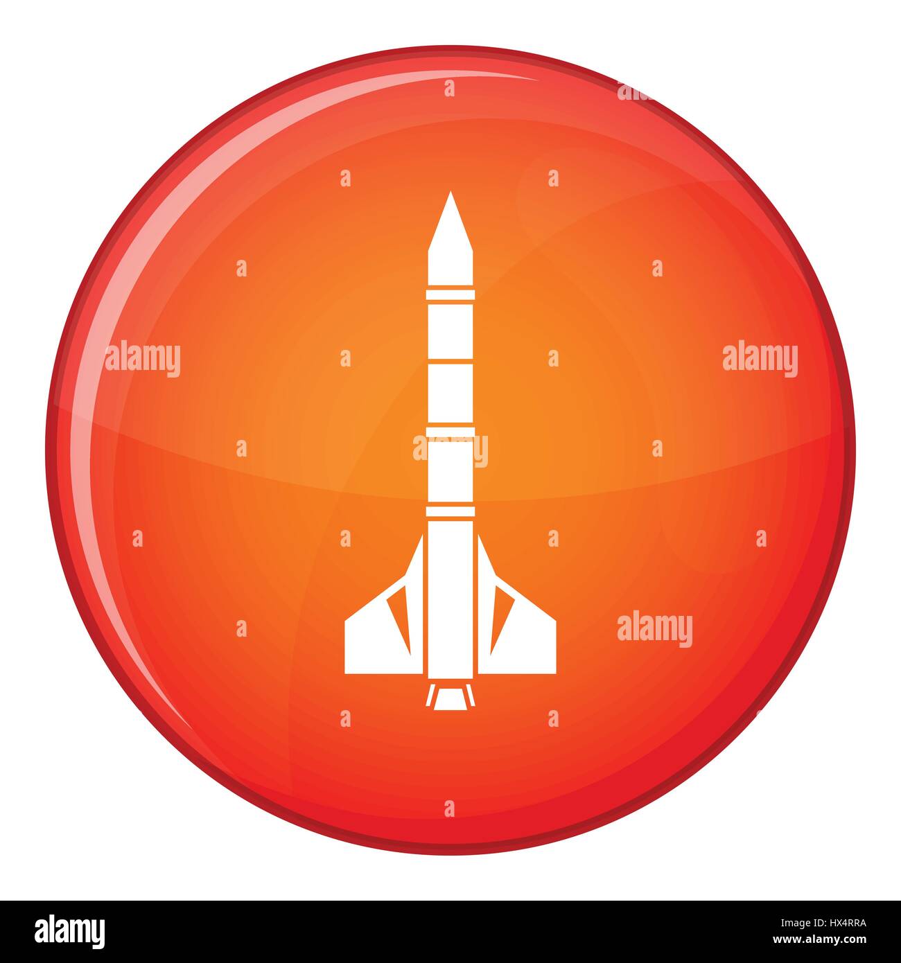 Atomic rocket icon, flat style Stock Vector Image & Art - Alamy