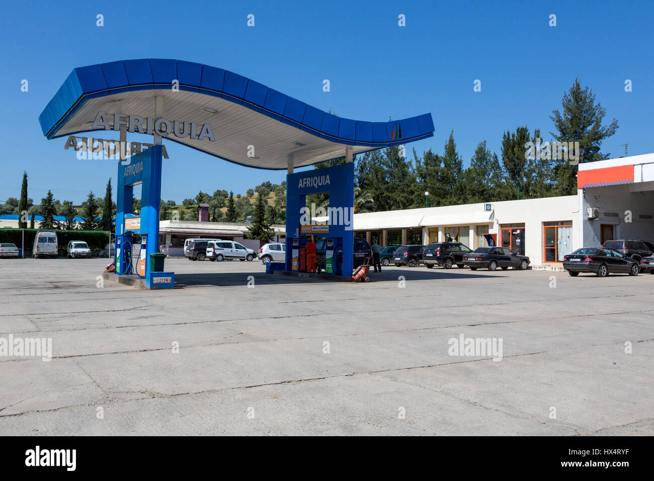 Modern Gas Station