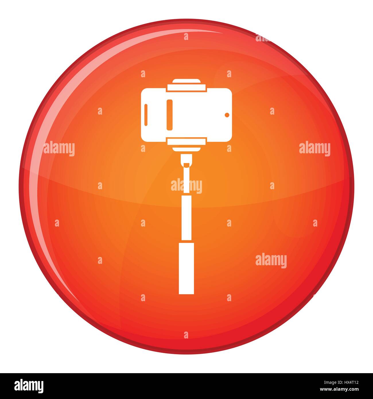 Selfie on a stick Stock Vector Images - Alamy
