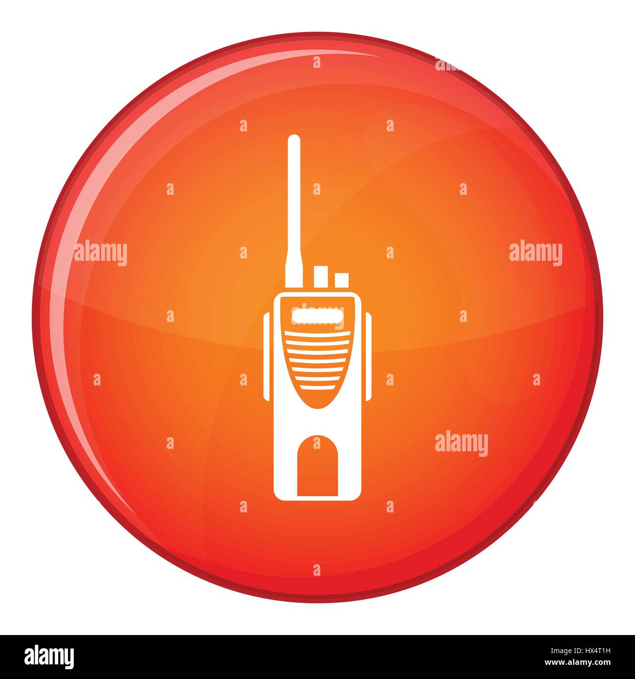 Radio transmitter icon, flat style Stock Vector Image & Art - Alamy