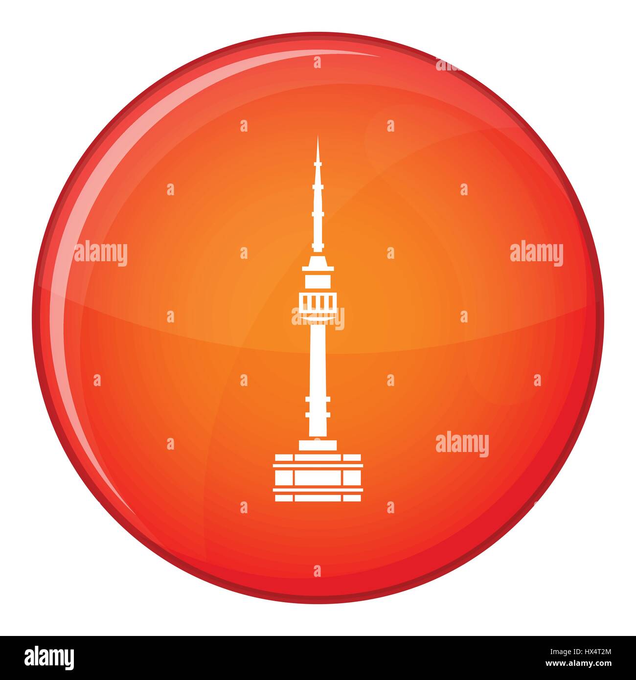 Namsan tower in seoul Stock Vector Images - Alamy