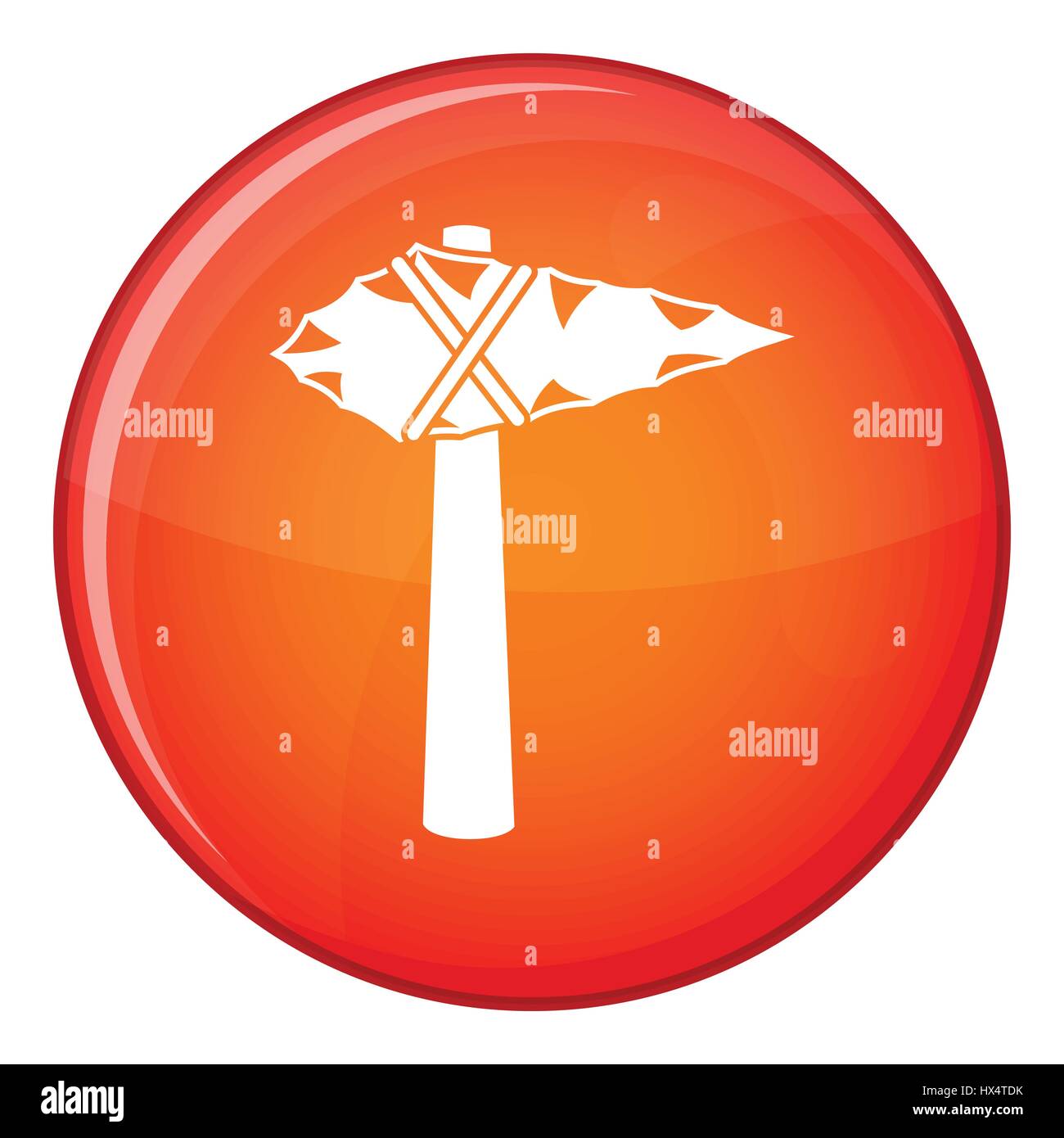 Viking battle hammer icon Stock Vector Images - Alamy