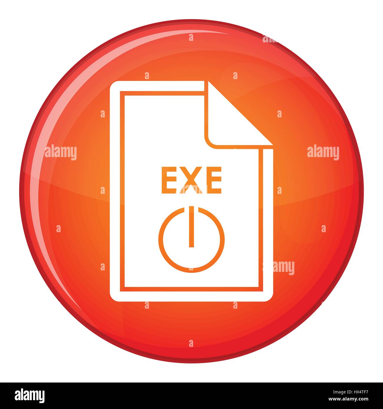 File EXE icon, flat style Stock Vector Image & Art - Alamy