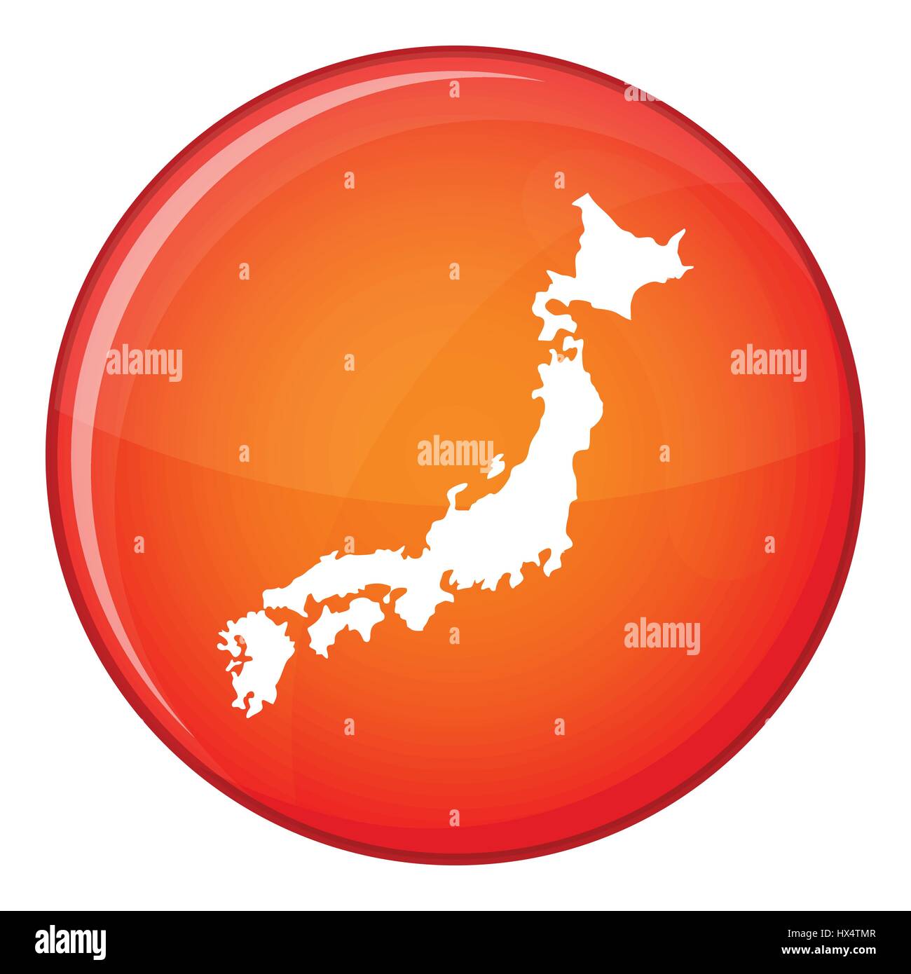 Map of Japan icon, flat style Stock Vector Image & Art - Alamy