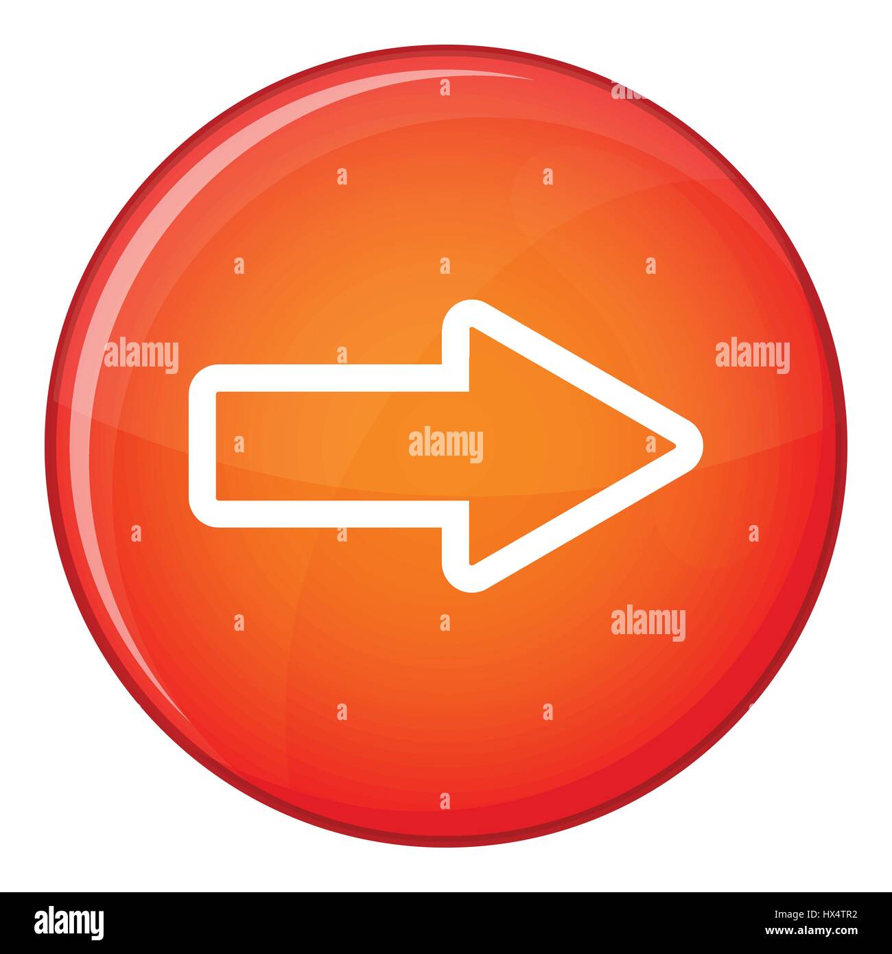 Shift right flat icon symbol Cut Out Stock Images & Pictures - Alamy