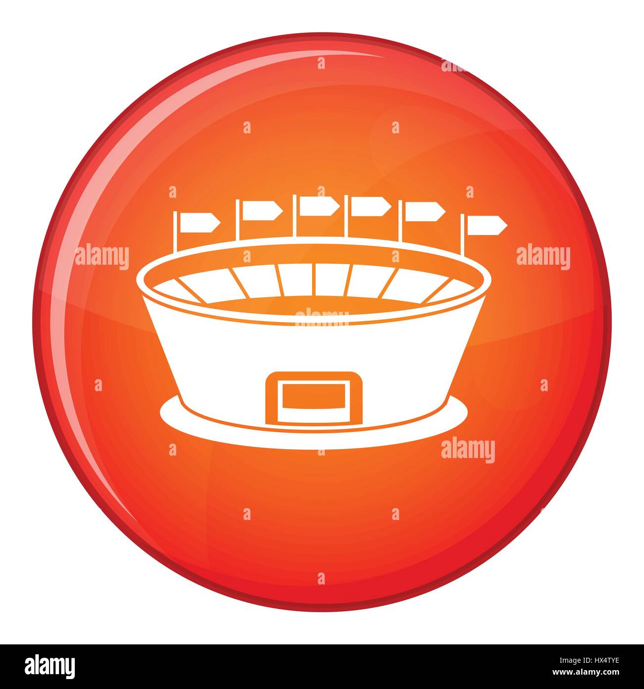 Stadium icon, flat style Stock Vector Image & Art - Alamy
