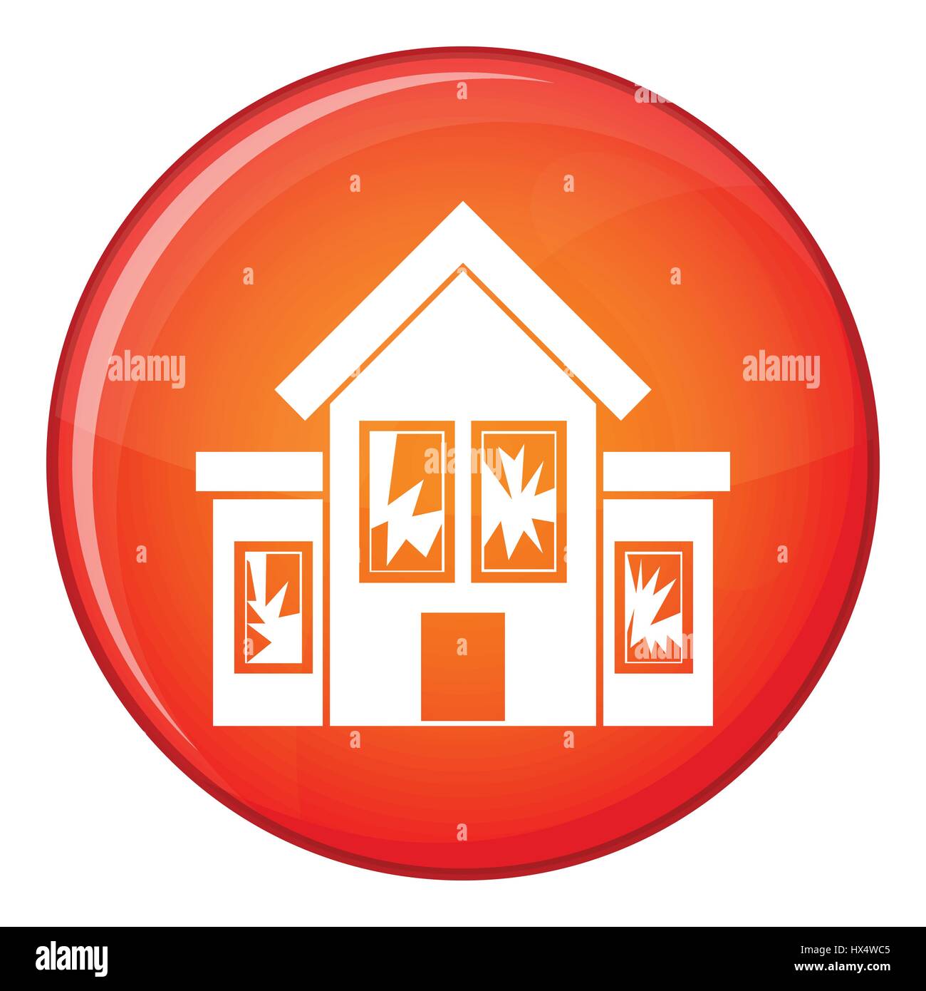 Abandoned broken windows Cut Out Stock Images & Pictures - Alamy