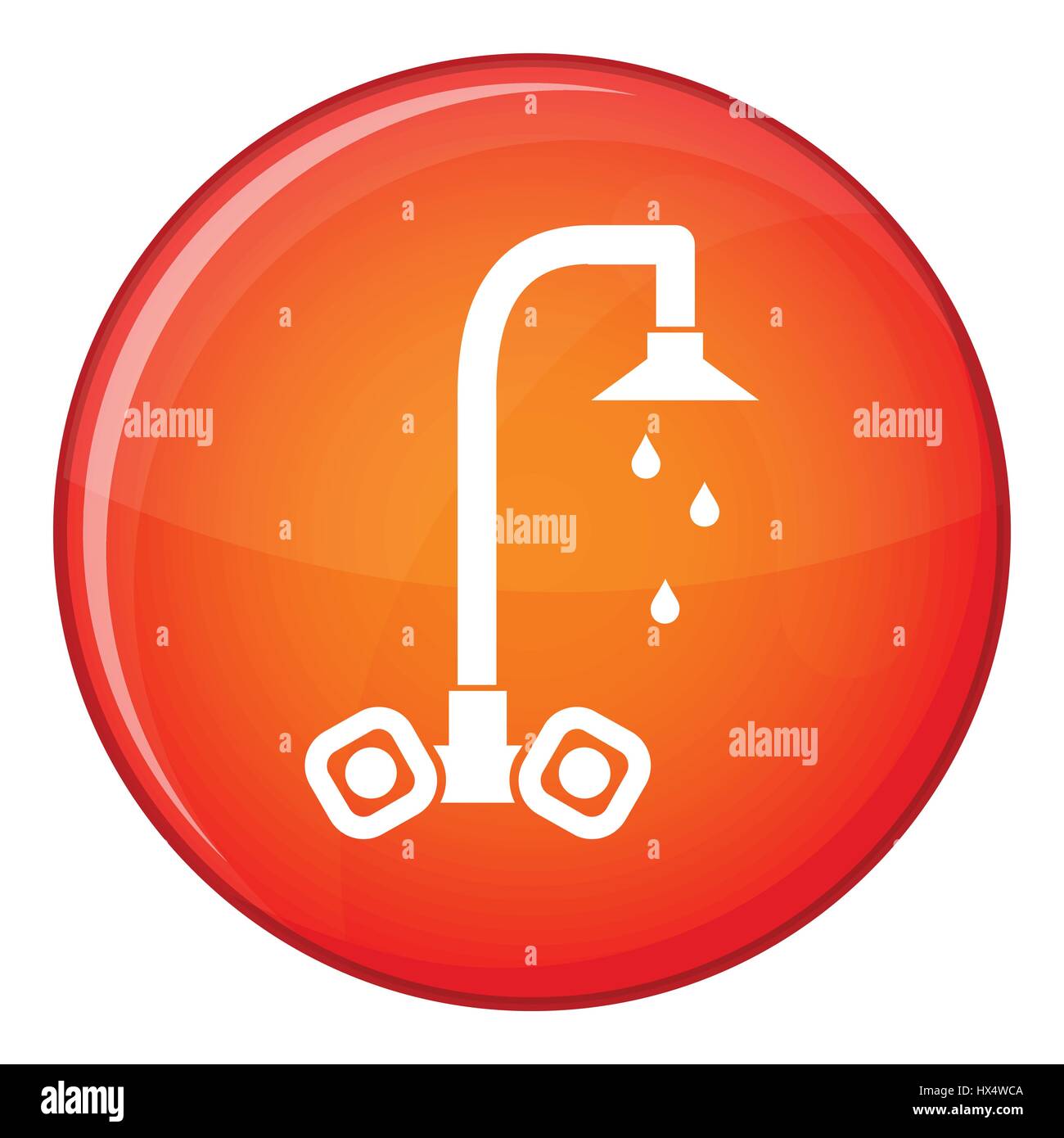 Dripping tap icon, flat style Stock Vector Image & Art - Alamy