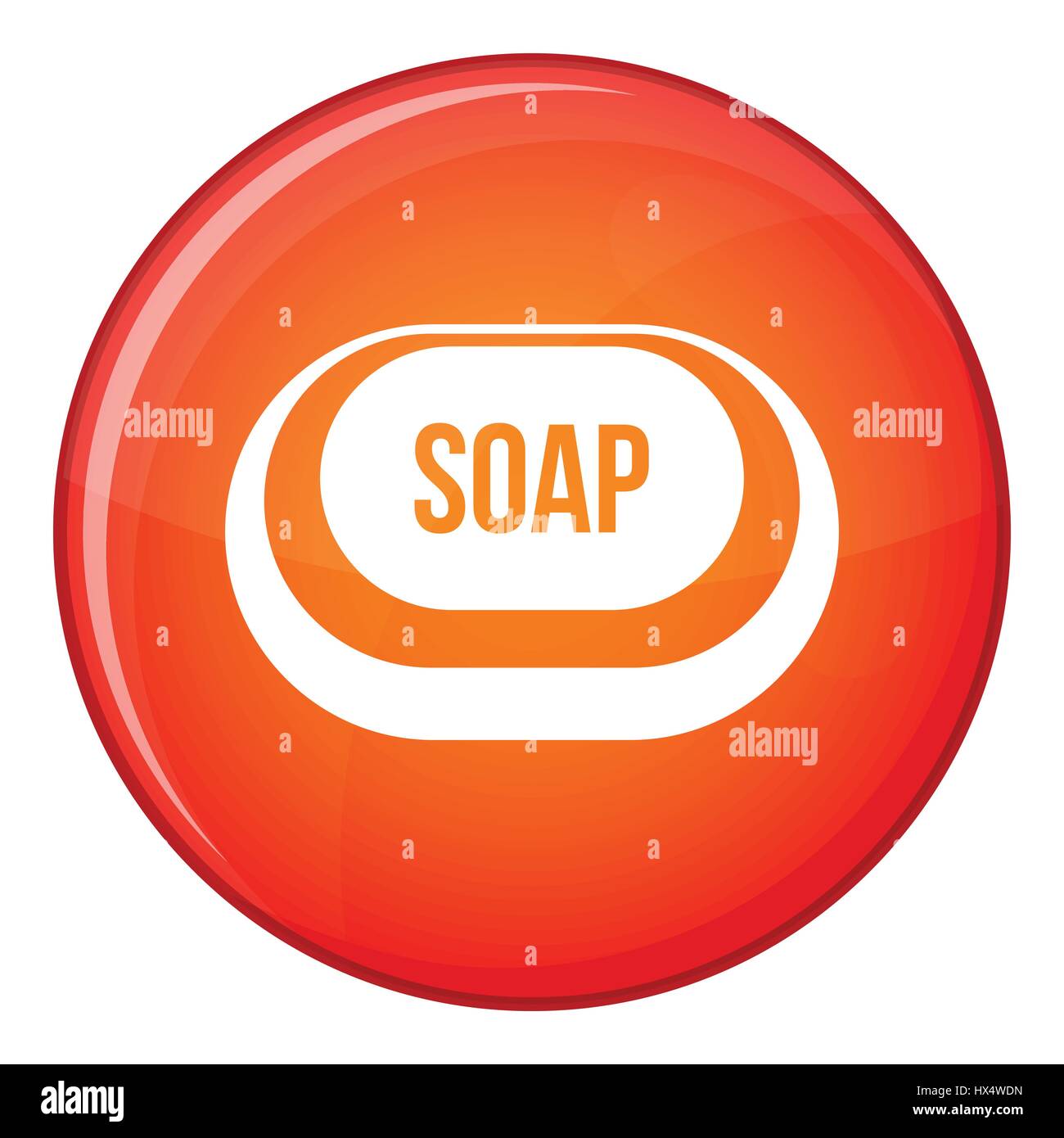 Soap icon, flat style Stock Vector Image & Art - Alamy