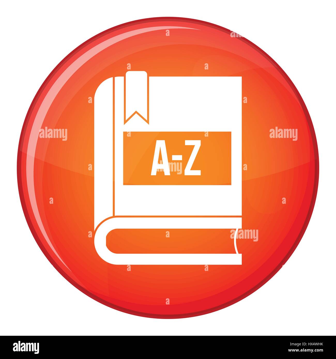 Dictionary book icon, flat style Stock Vector Image & Art - Alamy