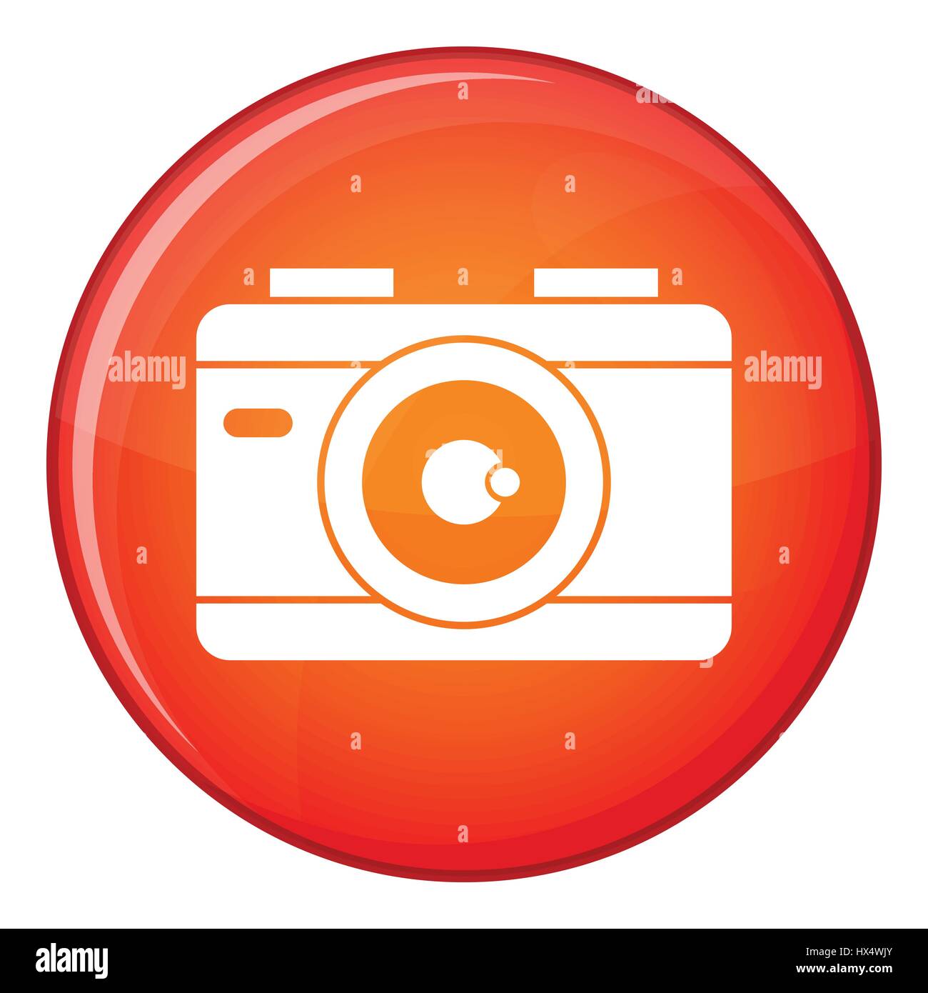 Photo camera icon, flat style Stock Vector Image & Art - Alamy