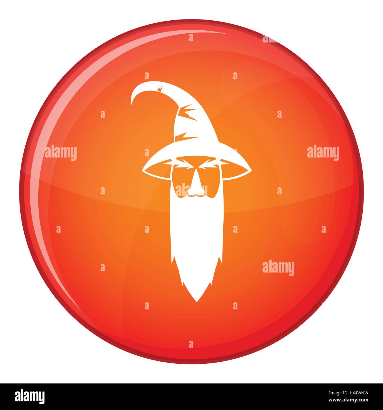Wizard icon, flat style Stock Vector Image & Art - Alamy