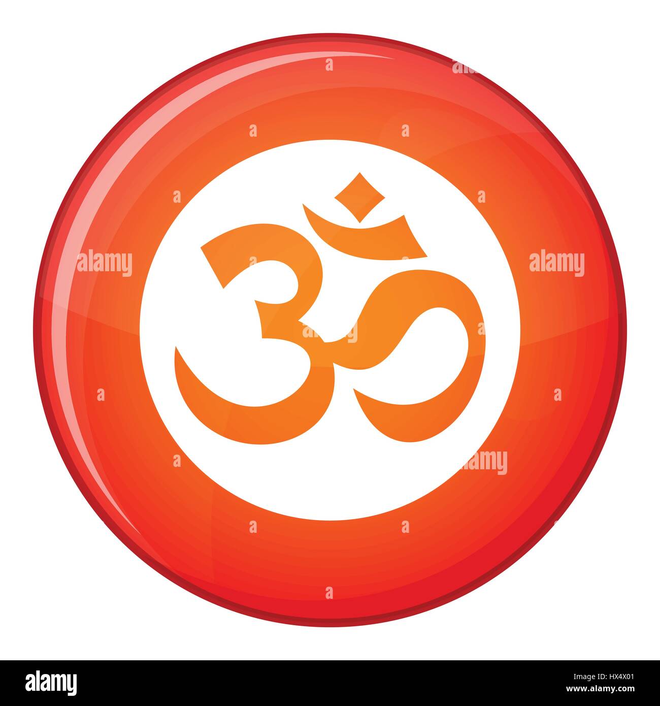 Symbol Aum icon, flat style Stock Vector Image & Art - Alamy