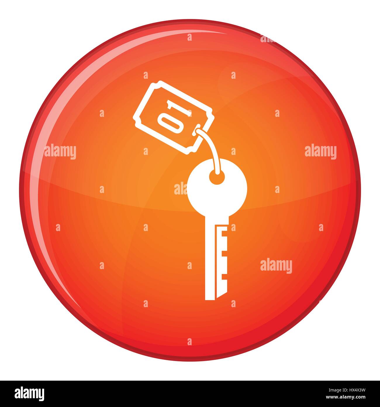 Hotel key icon, flat style Stock Vector Image & Art - Alamy