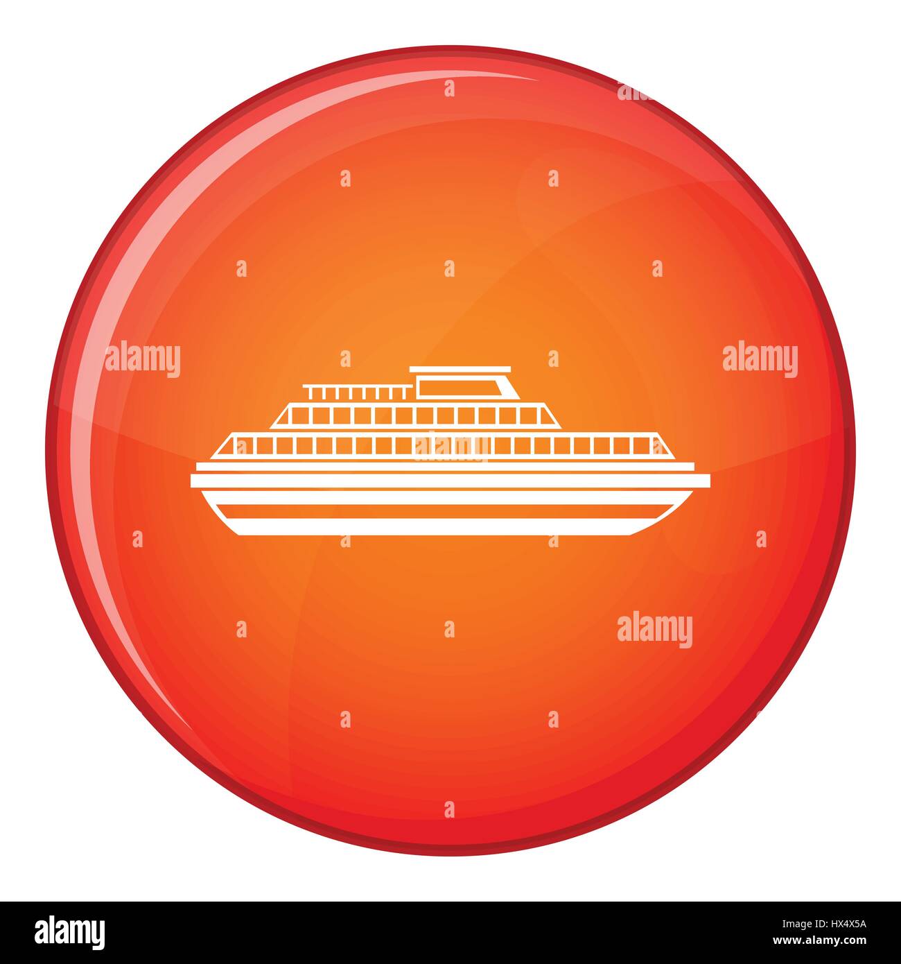 Cruise ship icon, flat style Stock Vector Image & Art - Alamy