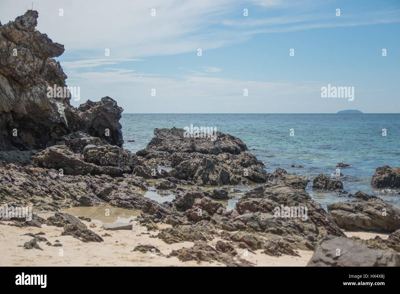 Rocks in the sea, island of Thailand Stock Photo - Alamy