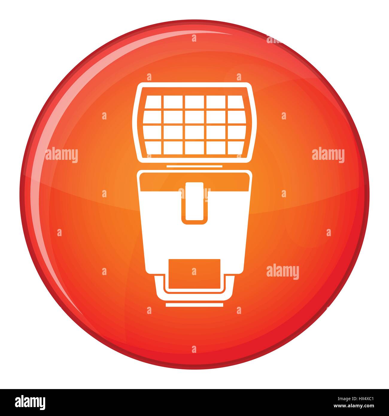 Lighting flash for camera icon, flat style Stock Vector Image & Art - Alamy