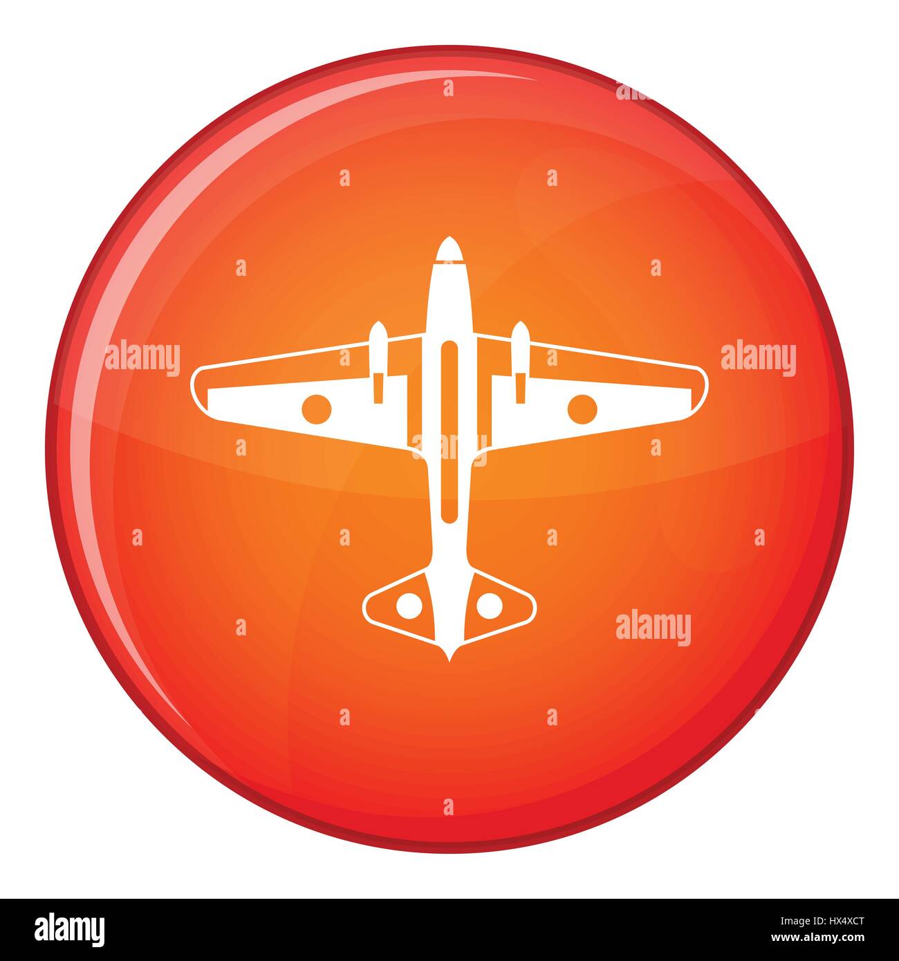 Military aircraft icon, flat style Stock Vector Image & Art - Alamy
