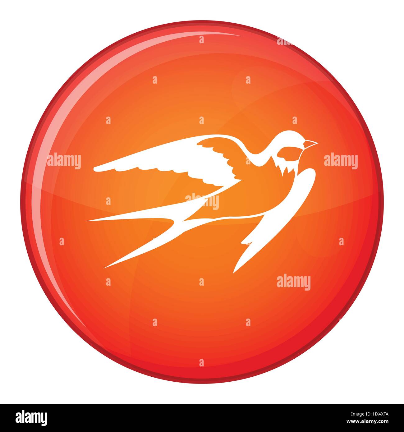 Barn swallow icon, flat style Stock Vector Image & Art - Alamy