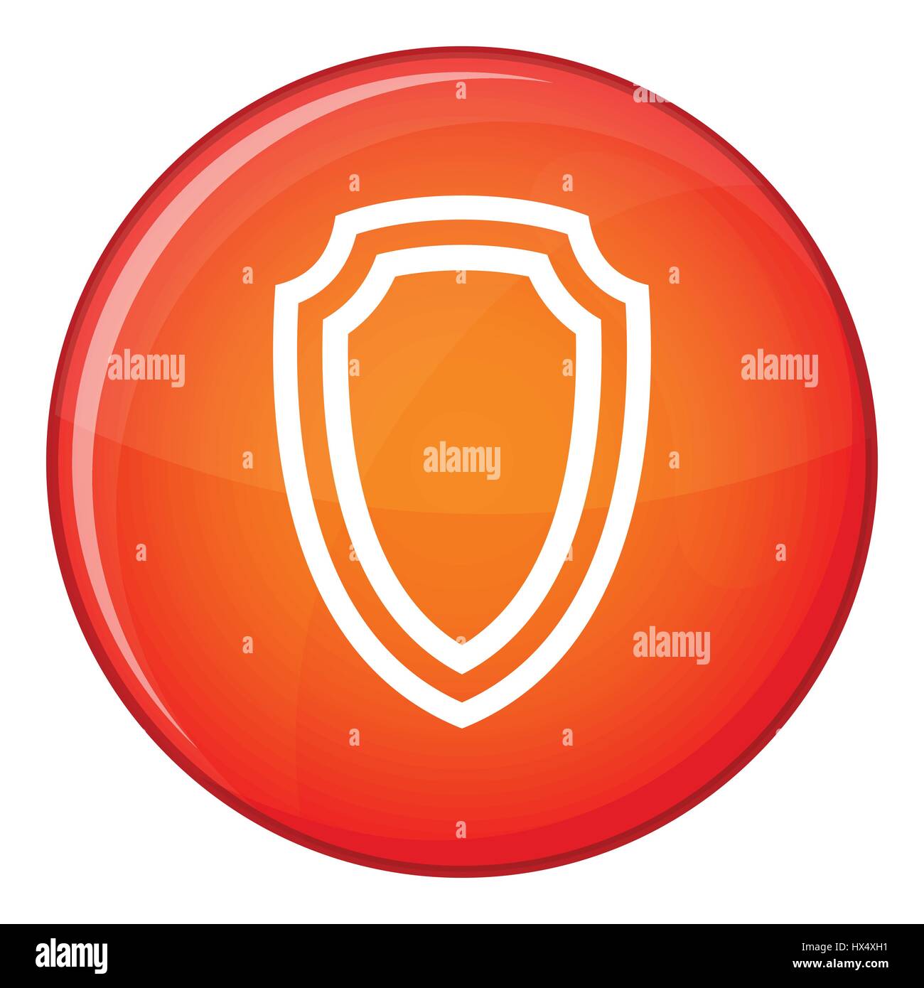 Army shield icon, flat style Stock Vector Image & Art - Alamy