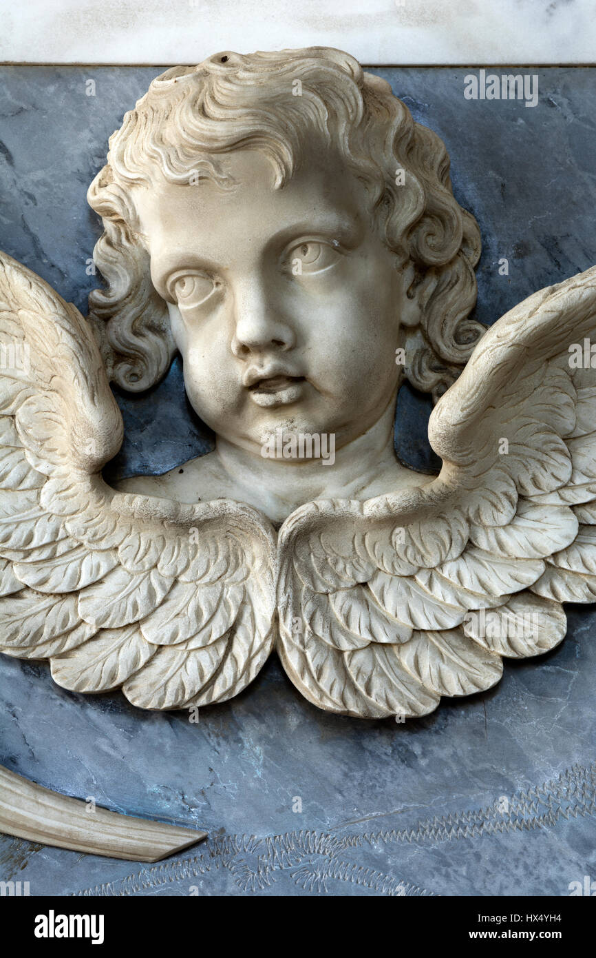 Carved cherub face hi-res stock photography and images - Alamy