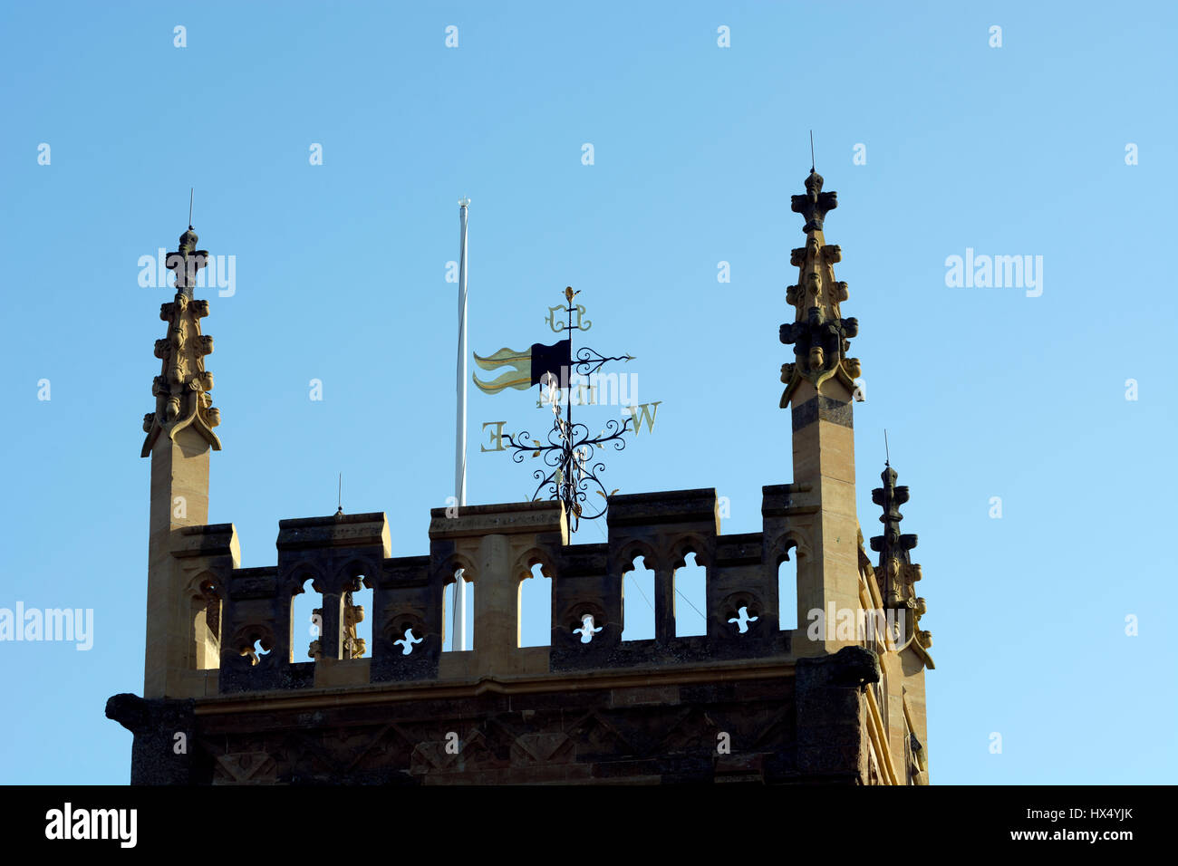 Church with weather vane hi-res stock photography and images - Alamy