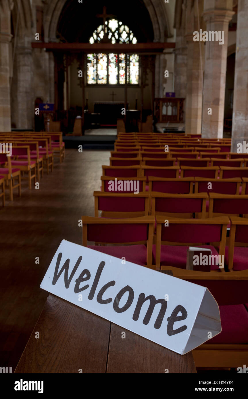 Welcome to church hi-res stock photography and images - Alamy