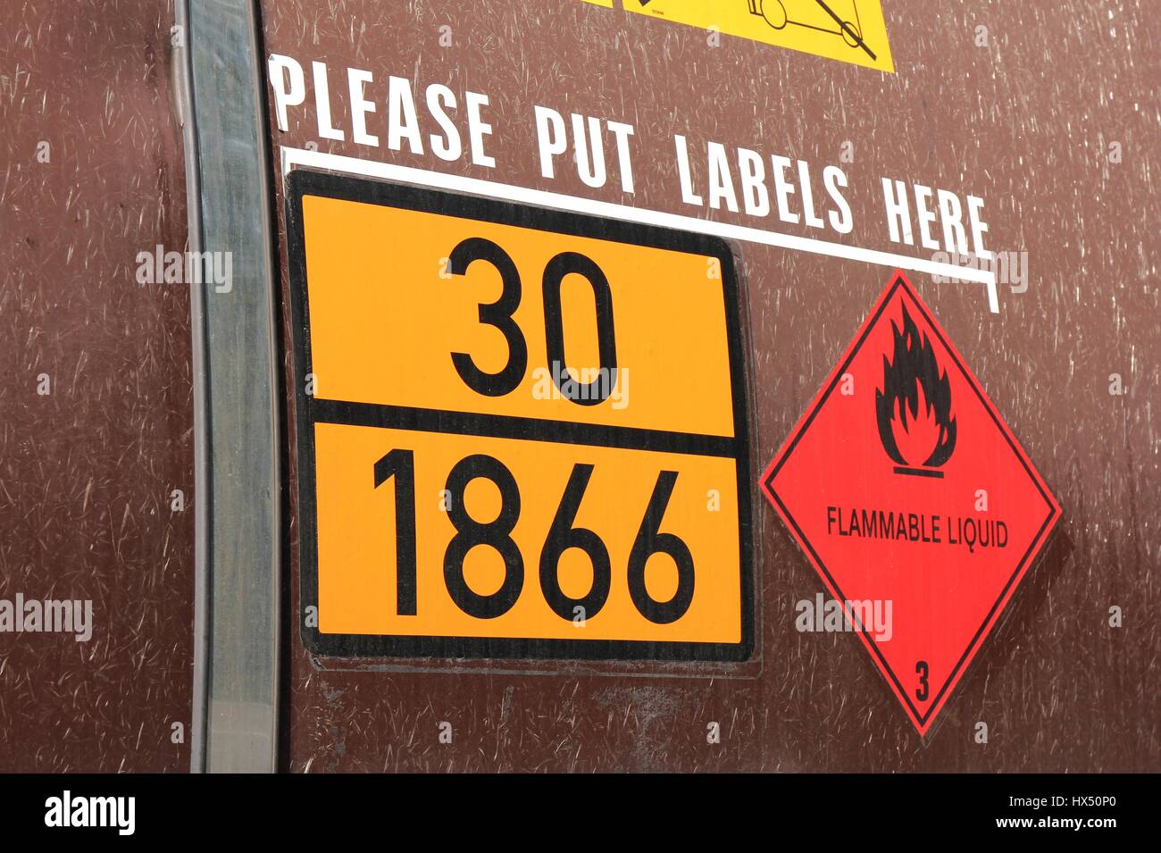 Dangerous goods board hi-res stock photography and images - Alamy