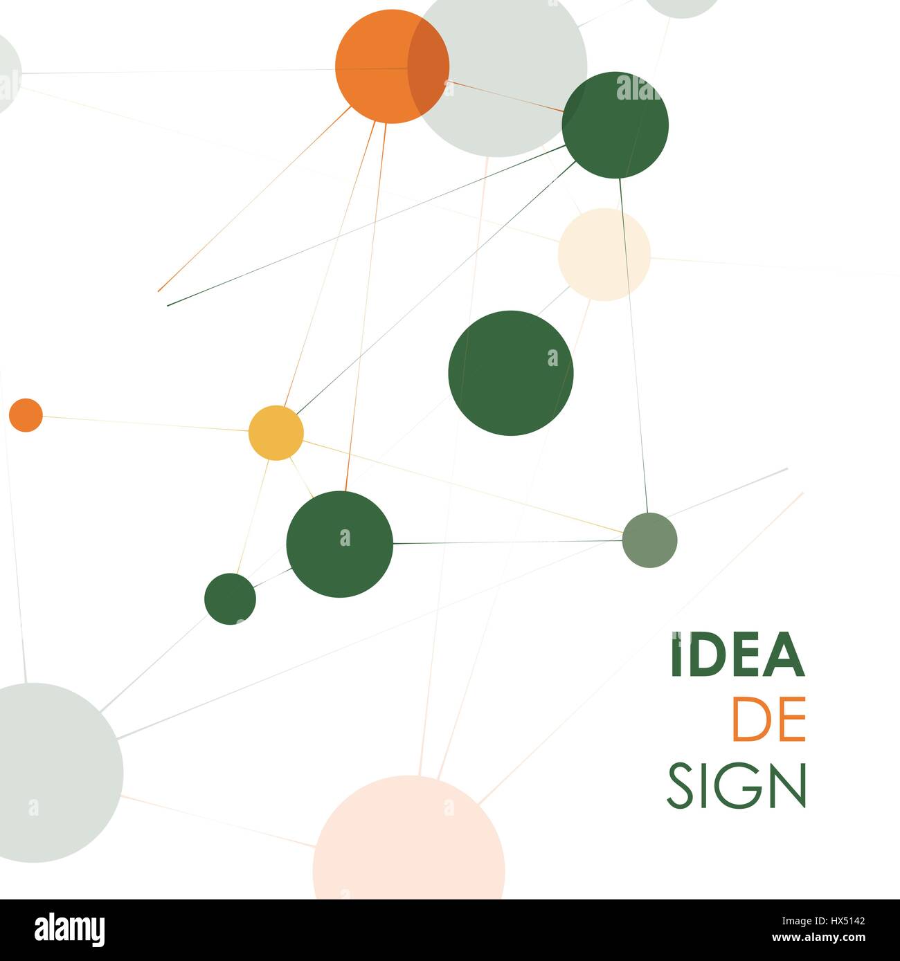 Geometric connection background. Molecule and communication ...