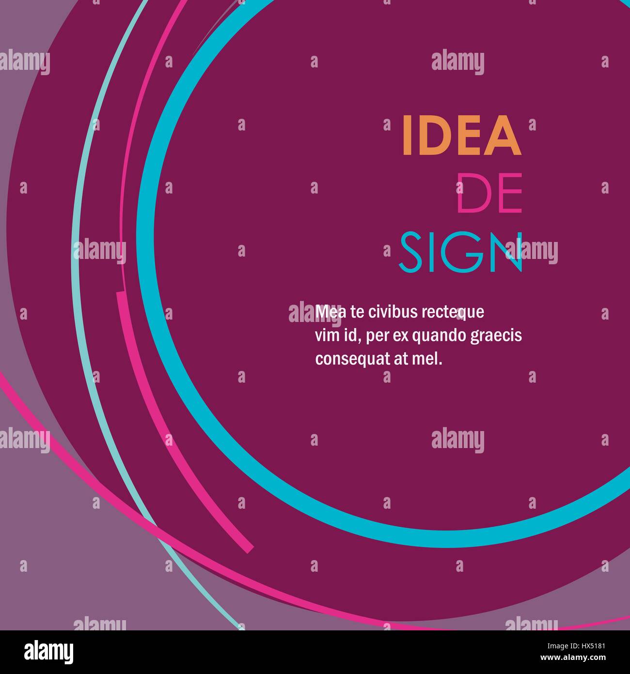 Vector round abstract circle Stock Vector Images - Alamy