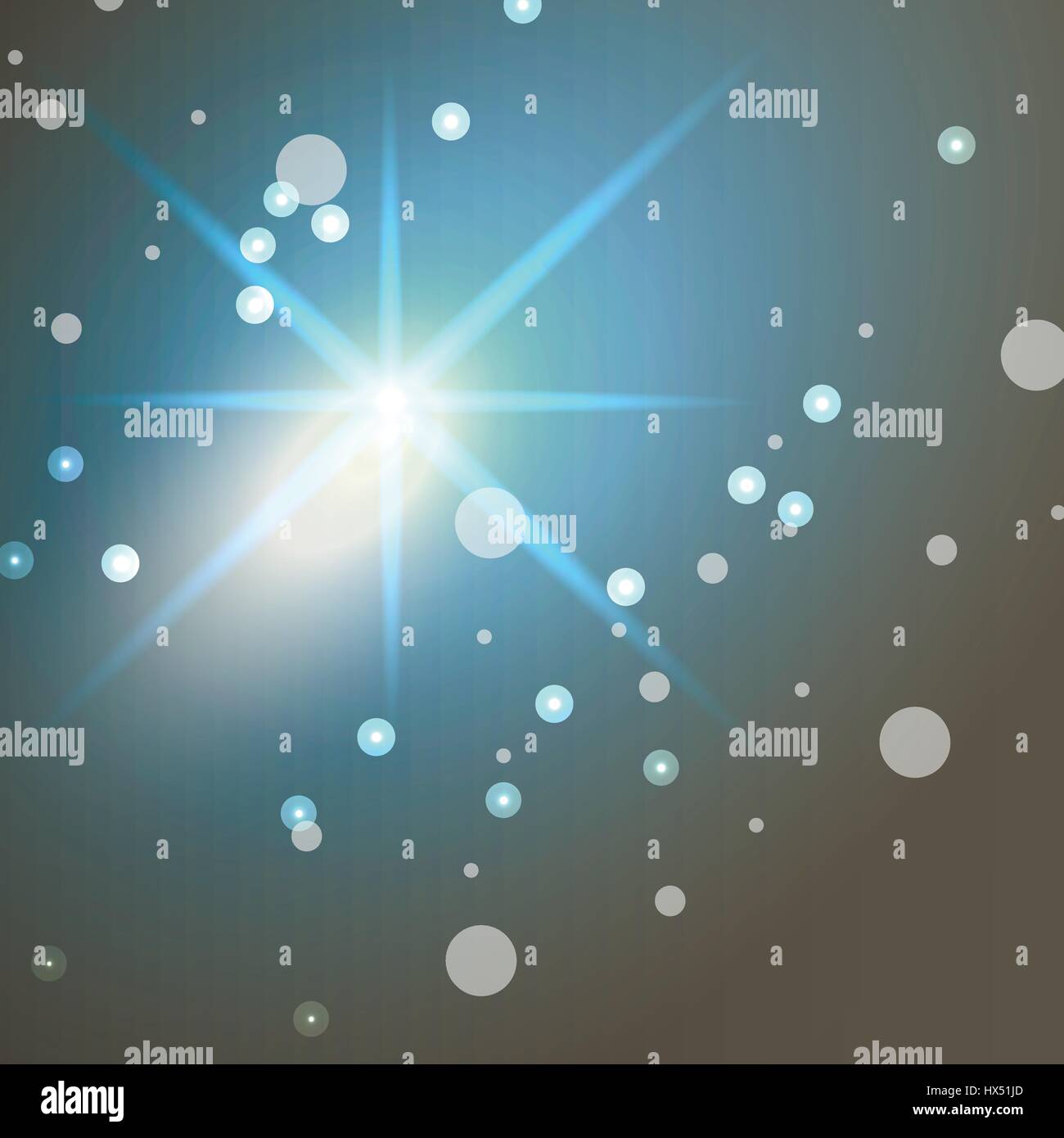 Glowing lights effects on dark background. Glow light effect. Star sky ...