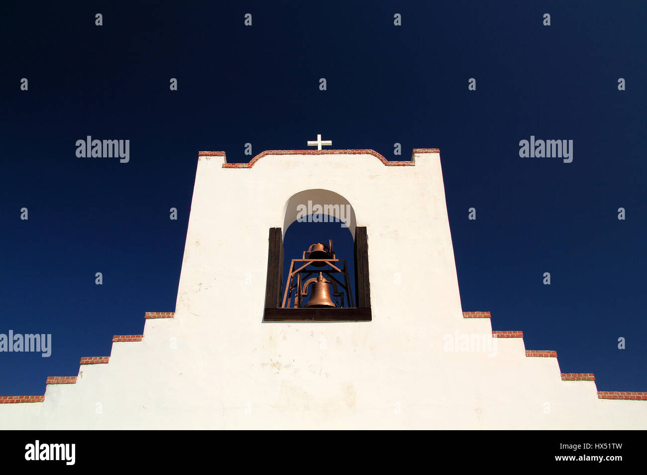 Historic Mission Socorro along the El Paso Mission Trail in the State ...