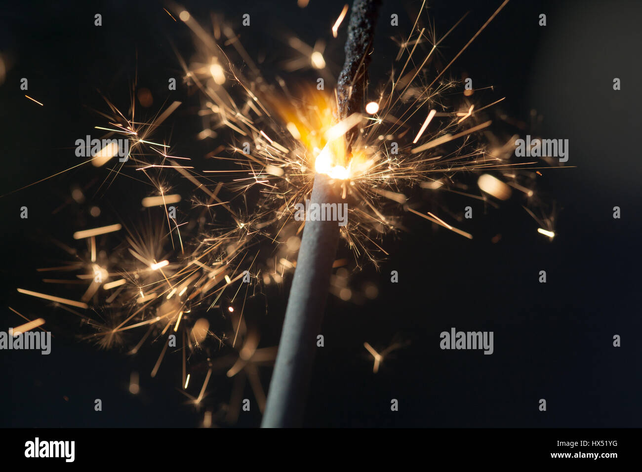 Sparkler burning glowing in hi-res stock photography and images - Alamy