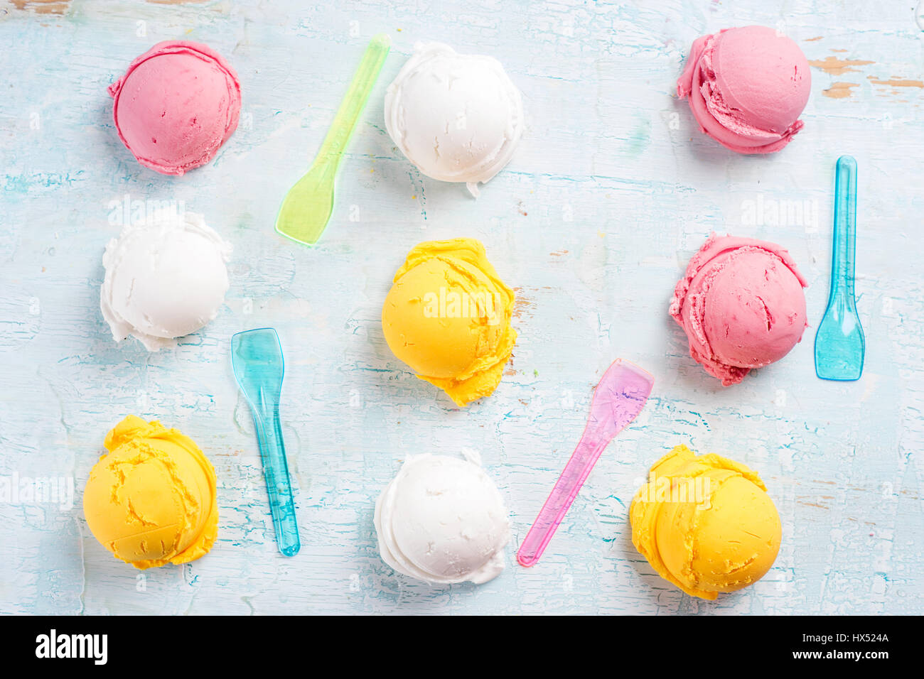 Ice cream balls hi-res stock photography and images - Alamy