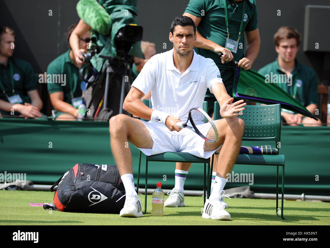 VICTOR HANESCU ROMANIA ROMANIA THE ALL ENGLAND TENNIS CLUB WIMBLEDON ...