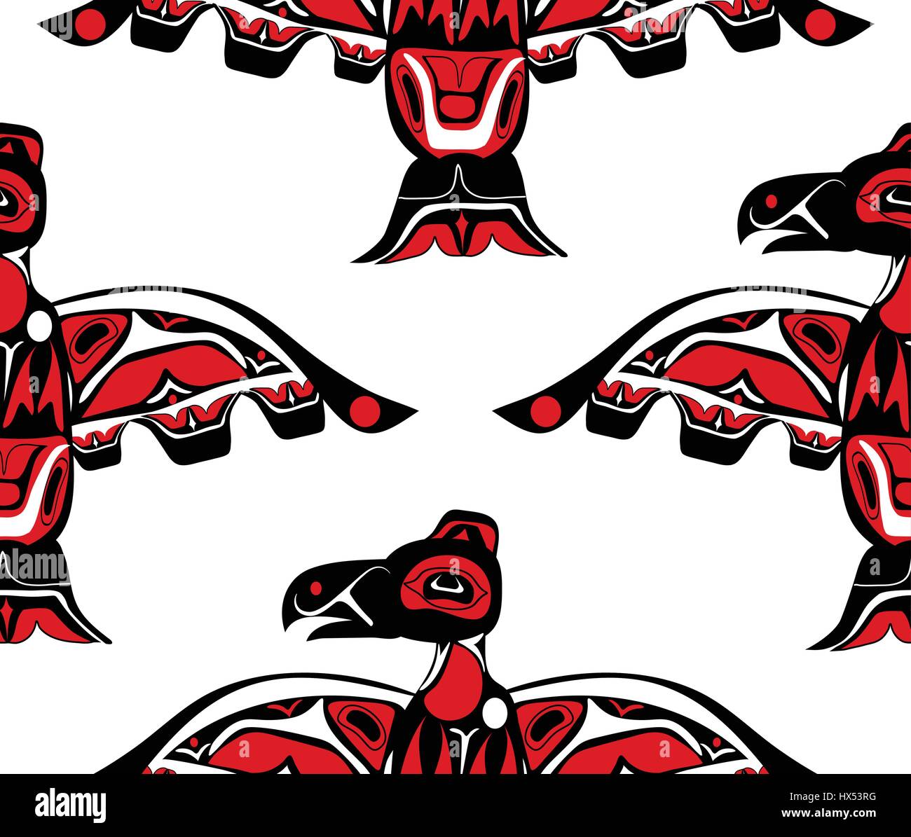 Canadian indian symbol bird hi-res stock photography and images - Alamy