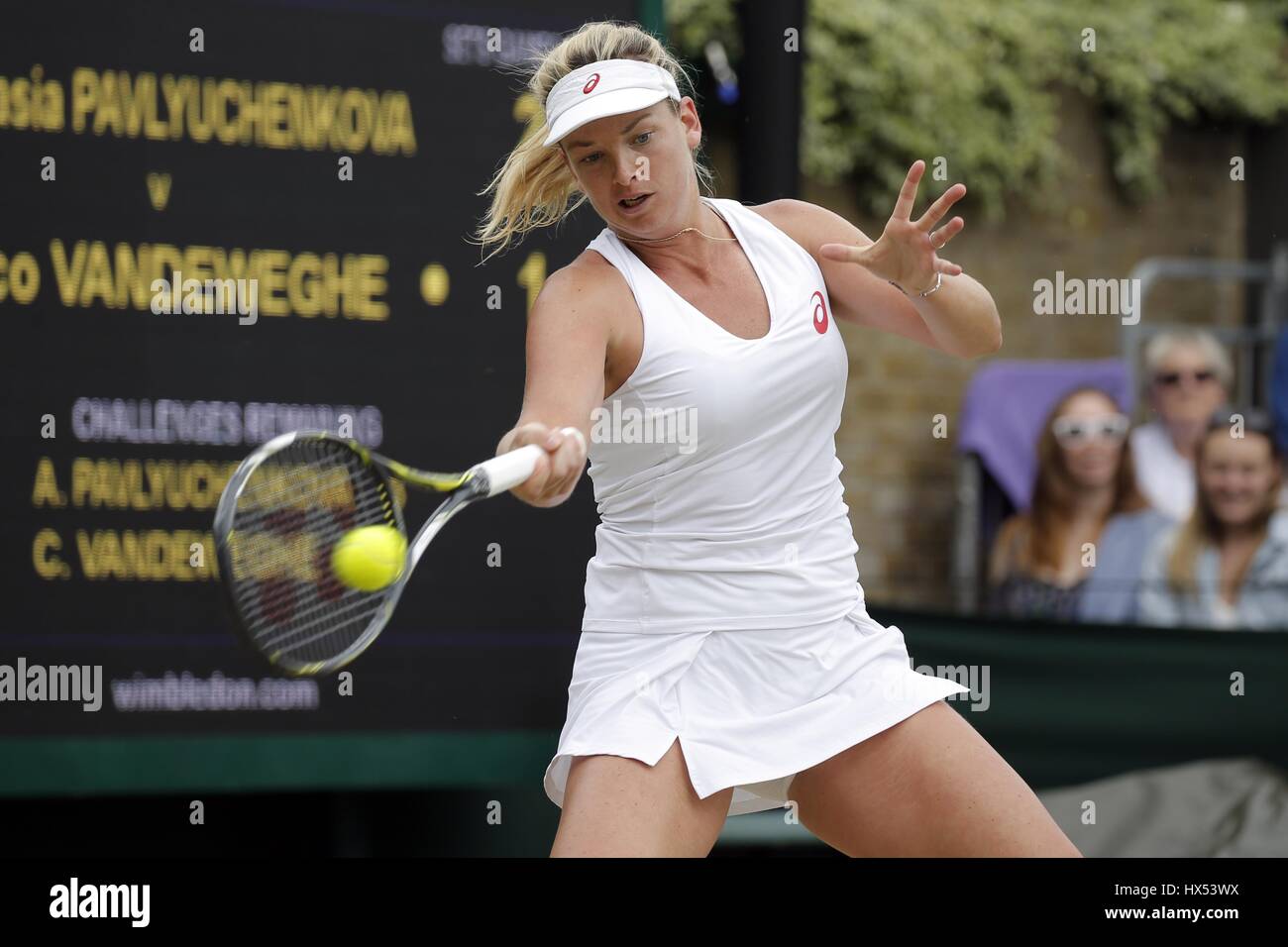 COCO VANDEWEGHE USA USA THE ALL ENGLAND TENNIS CLUB WIMBLEDON LONDON ...
