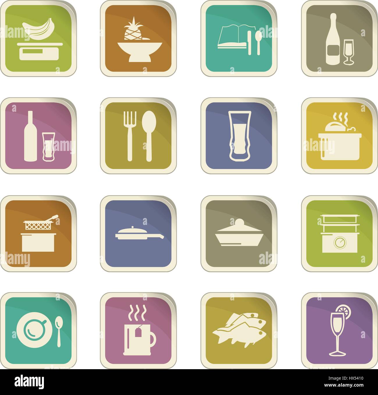 Kitchen scale products cooking Stock Vector Images - Alamy