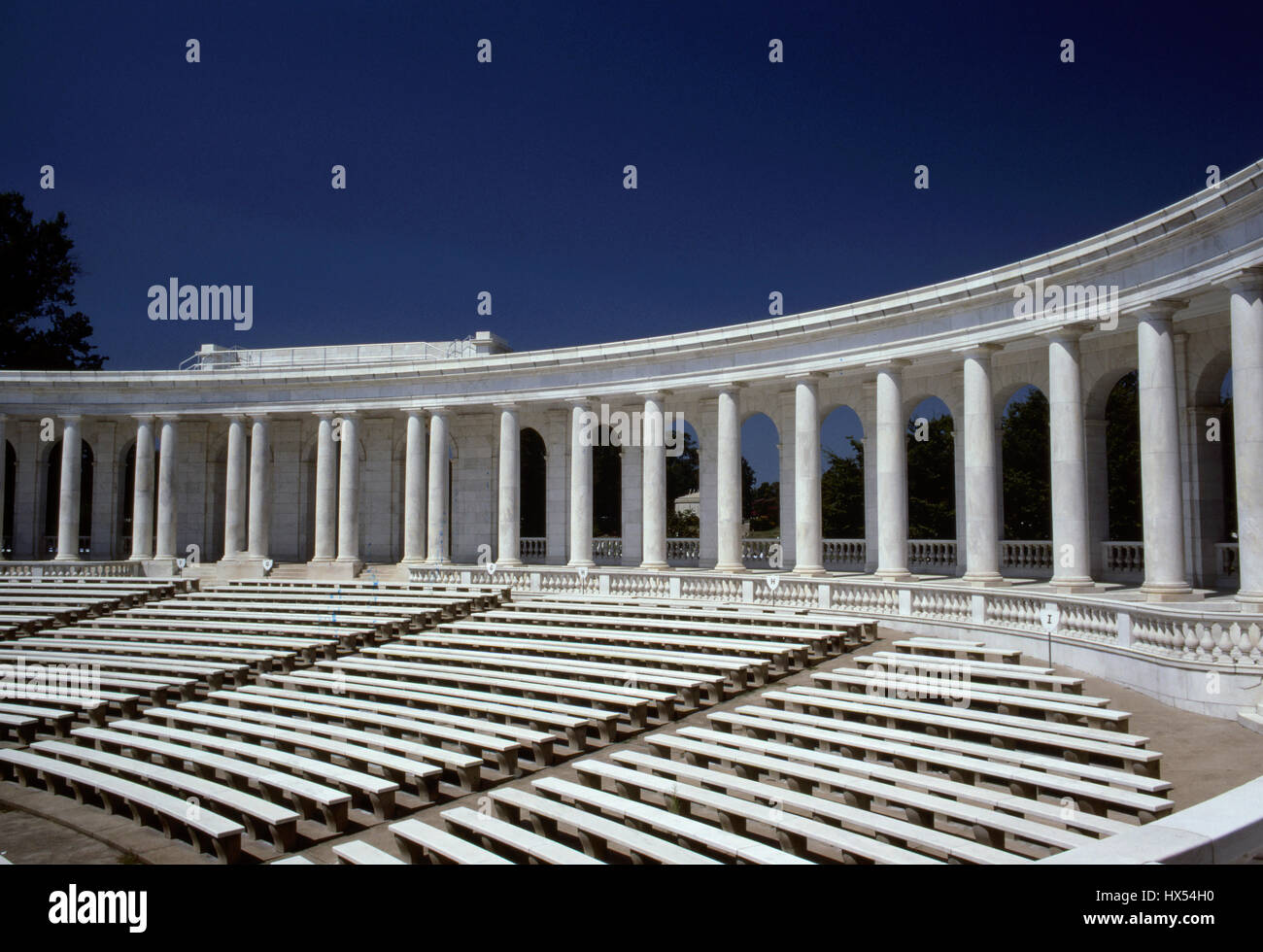 Washington D.C. USA Arlington Cemetery Memorial Amphitheater Stock ...