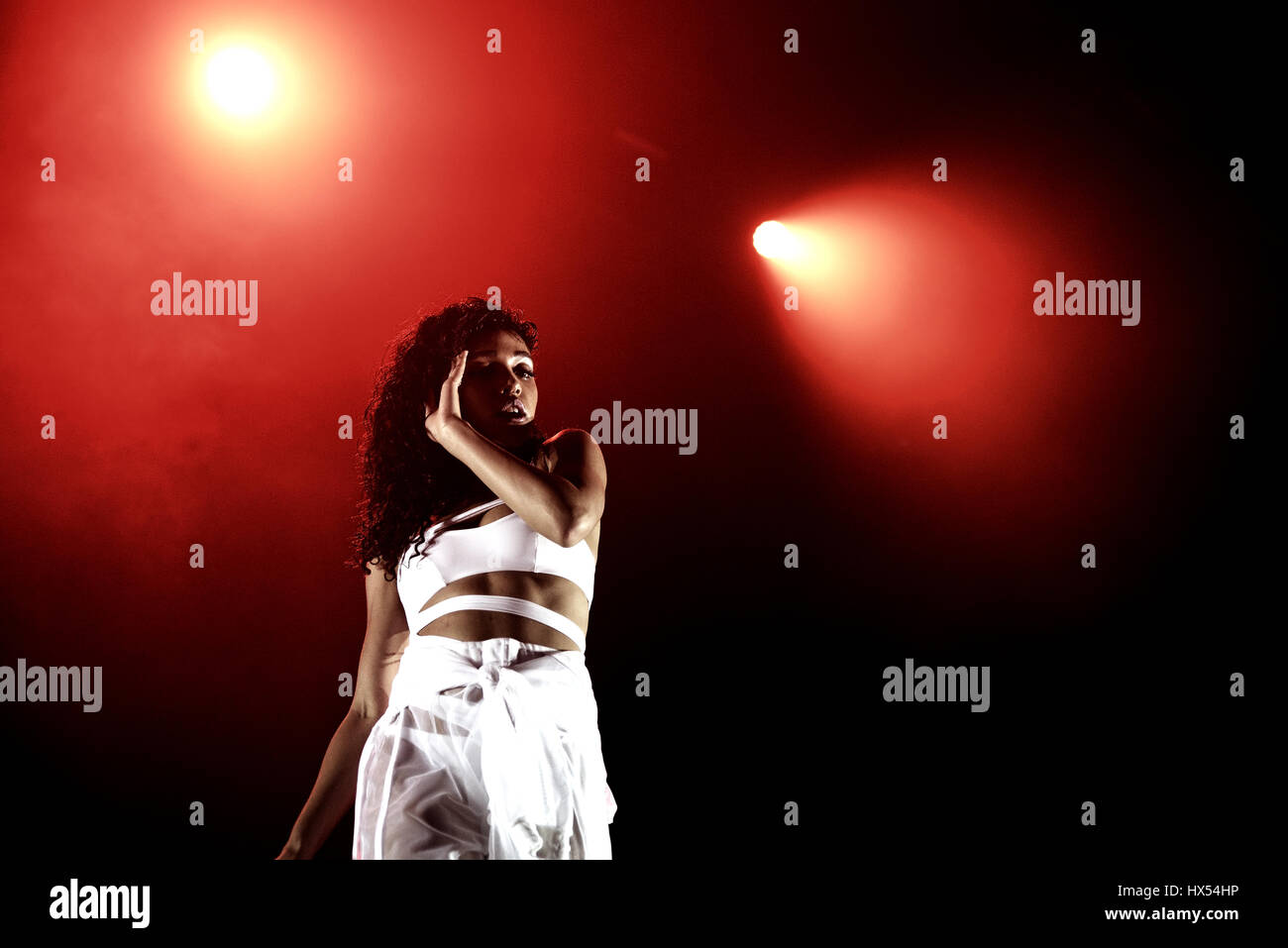 BARCELONA - JUN 20: FKA Twigs (band) in concert at Sonar Festival on ...
