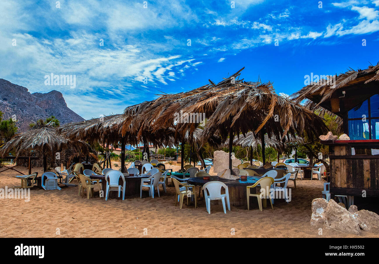 The Blue Color of the Sea in Crete, Greece Stock Photo - Alamy