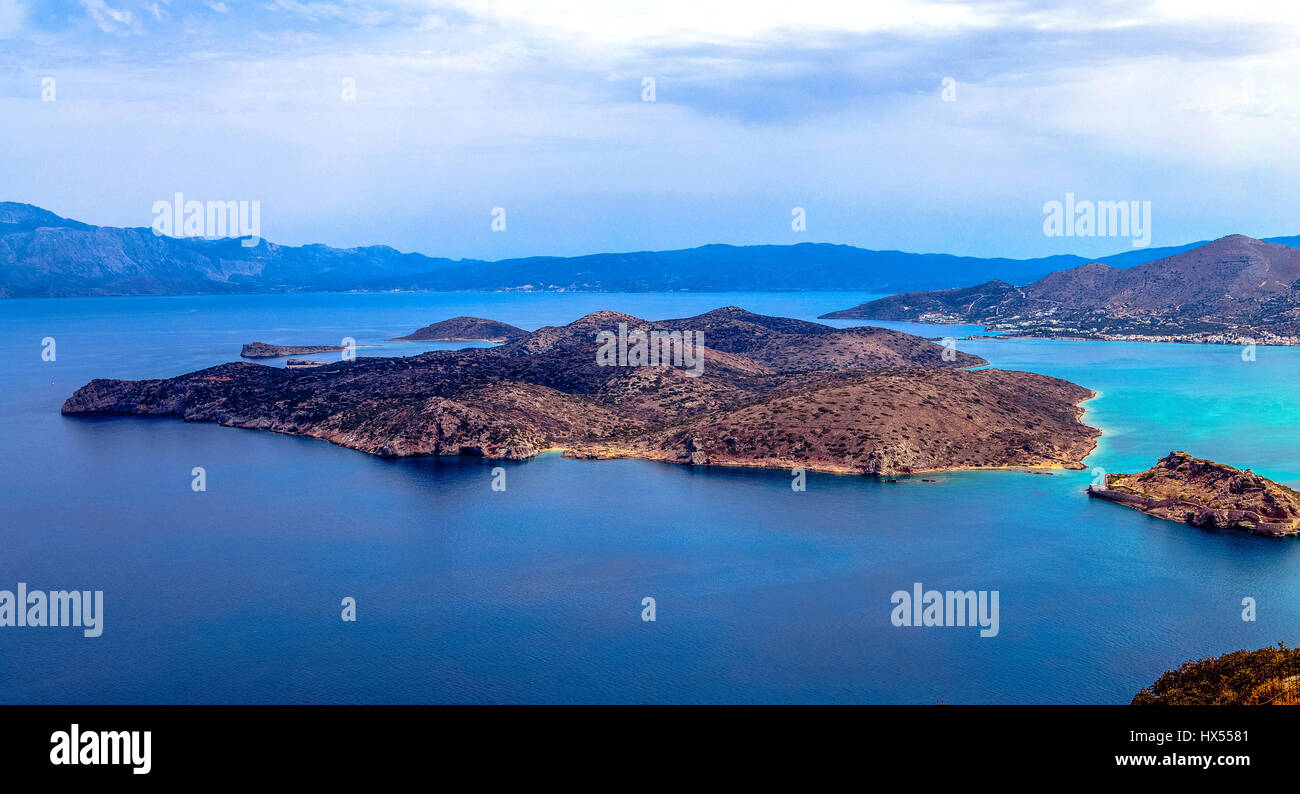 The Blue Color of the Sea in Crete, Greece Stock Photo - Alamy