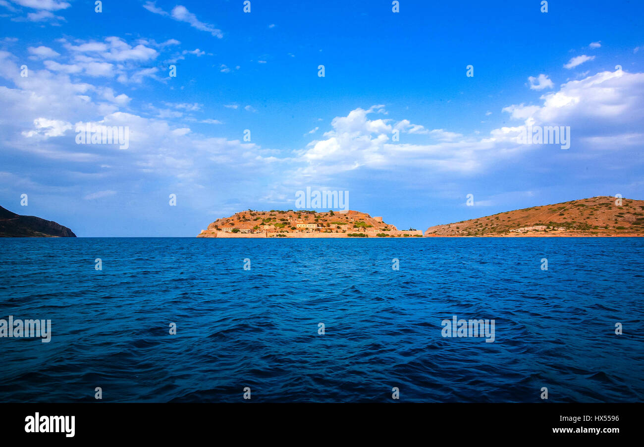 The Blue Color of the Sea in Crete, Greece Stock Photo - Alamy
