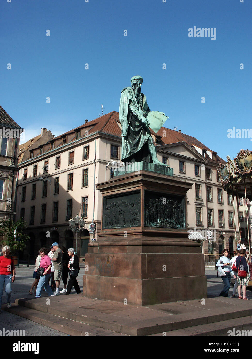 Strasbourg johannes gutenberg statue hi-res stock photography and ...