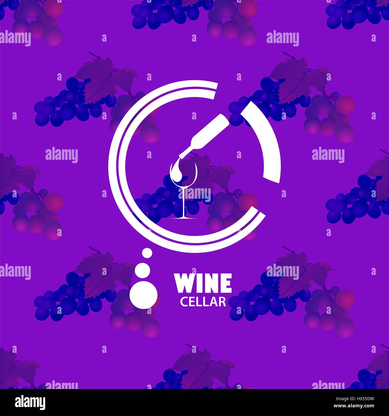 Isolated wine grapes on Stock Vector Images - Alamy
