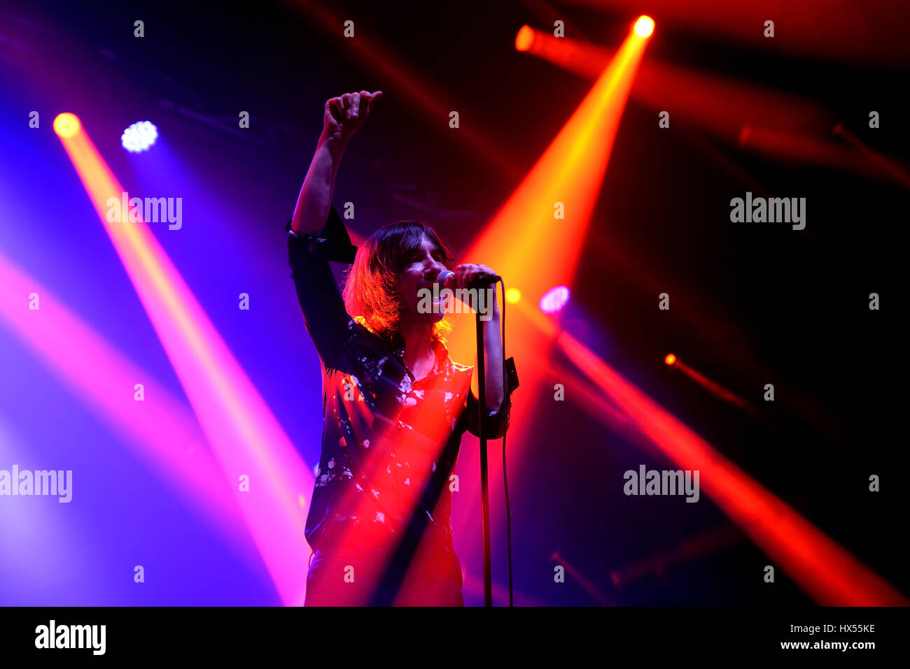 BARCELONA - JUL 4: Primal Scream (band) in concert at Vida Festival on ...